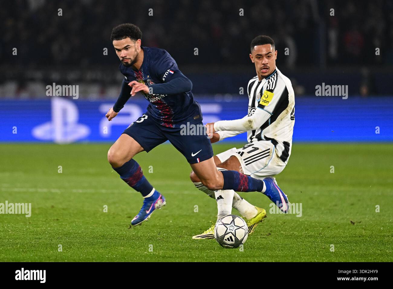 PSG and Newcastle draw in Champions League match at Parc des Princes on ...