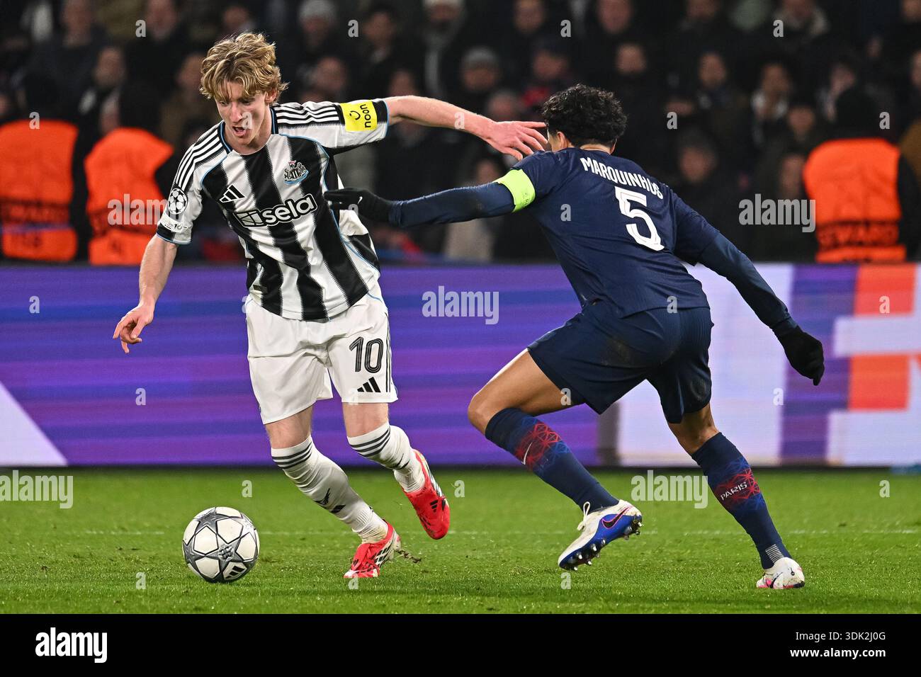 PSG and Newcastle draw in Champions League match at Parc des Princes on ...