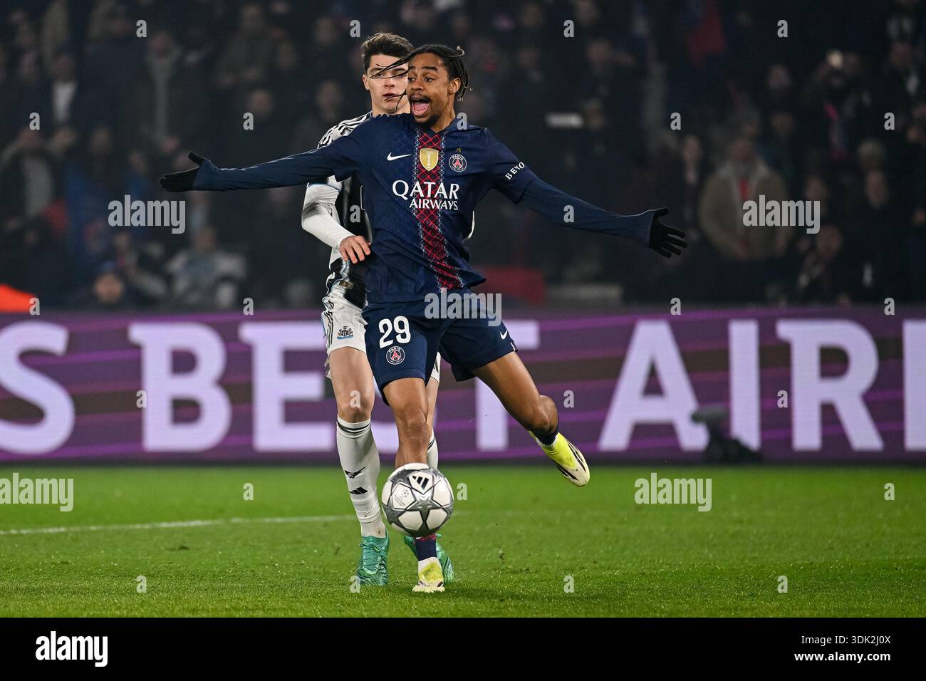 PSG and Newcastle draw in Champions League match at Parc des Princes on ...