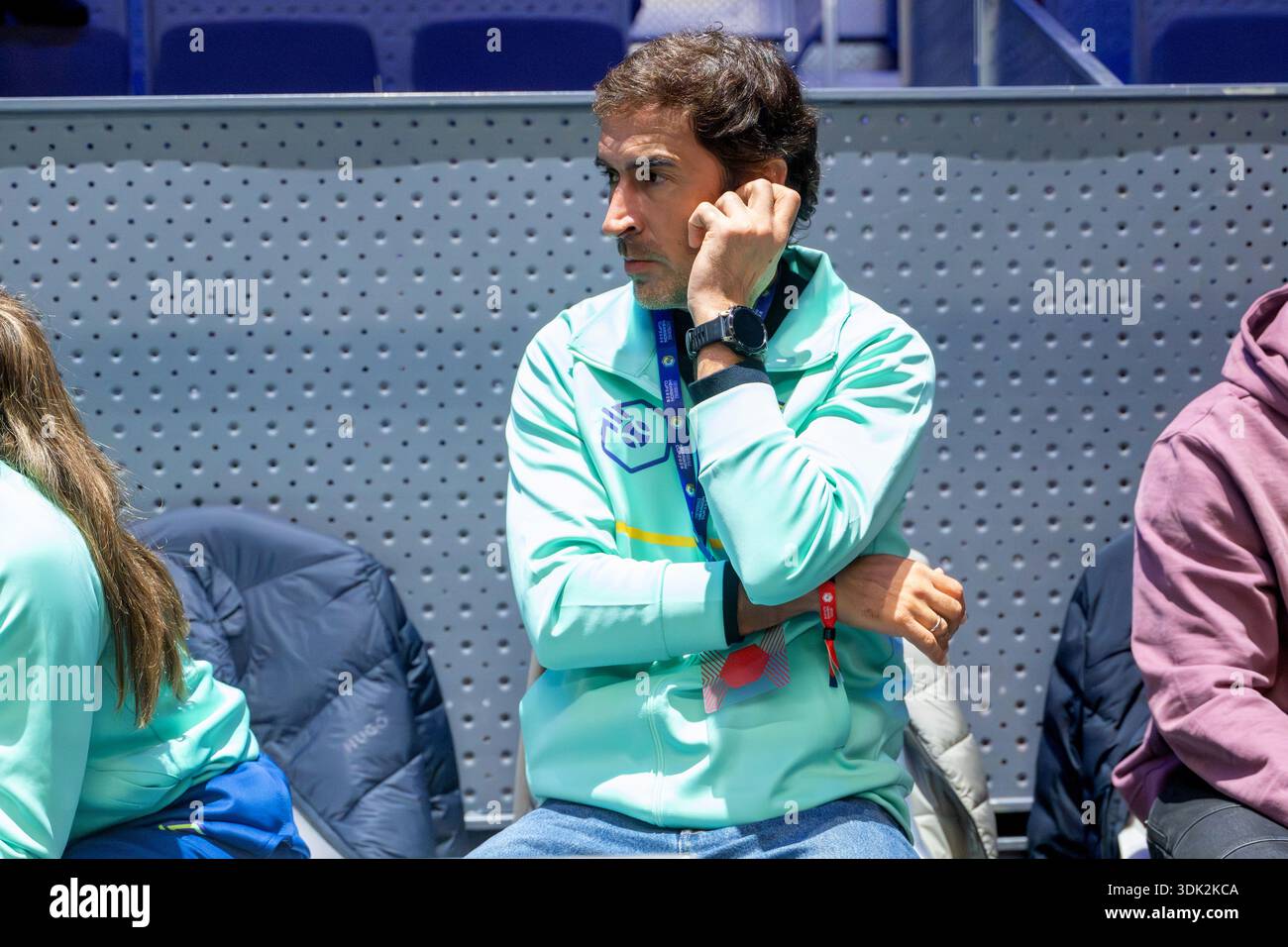 Raúl González attends a new day of the Hexagon Cup 2026 in the Caja ...