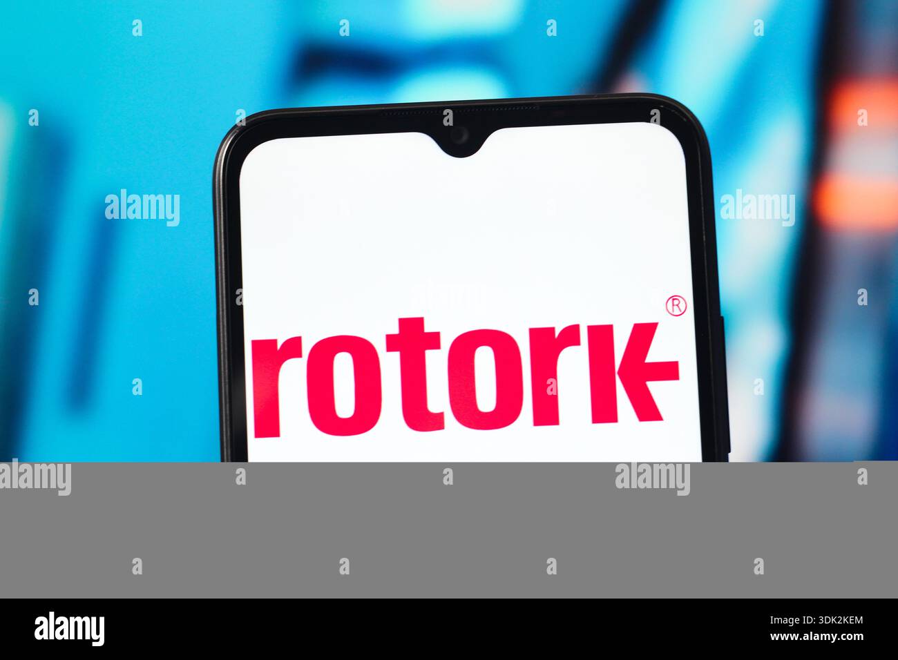 January 29, 2026, Canada: In this photo illustration, the Rotork logo ...