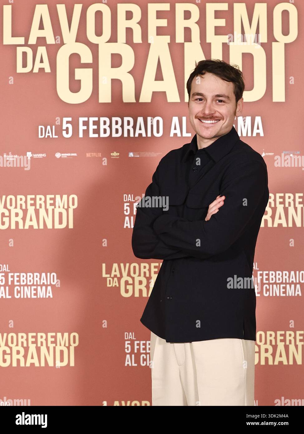 Rome, Adriano Cinema, photocall for the film "We'll Work When We Grow ...
