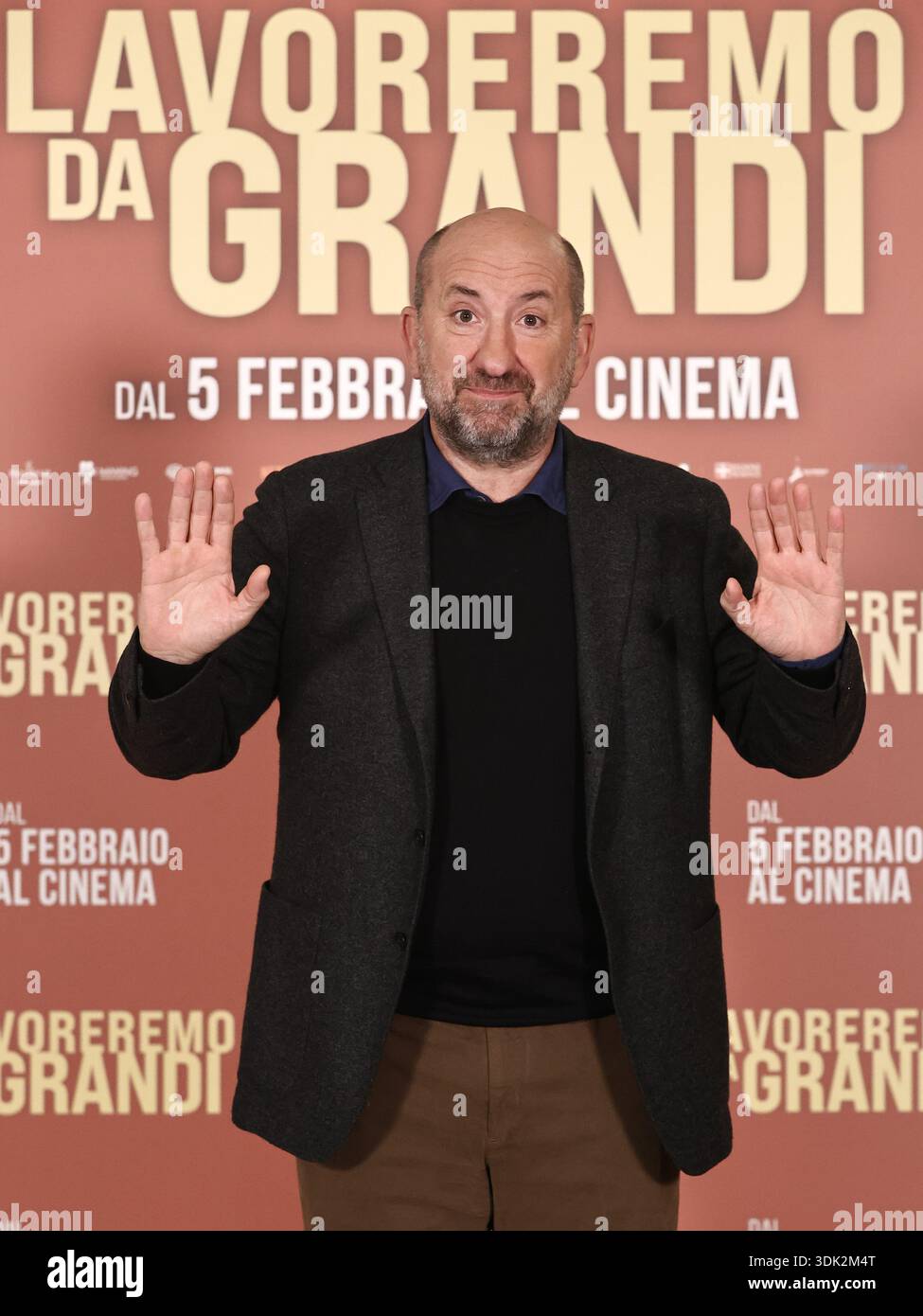 Rome, Adriano Cinema, photocall for the film "We'll Work When We Grow ...