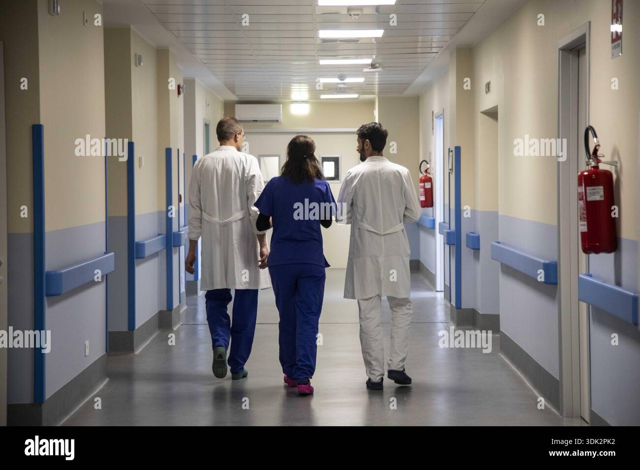 Milan, Niguarda Hospital, Inauguration and ribbon-cutting ceremony of ...