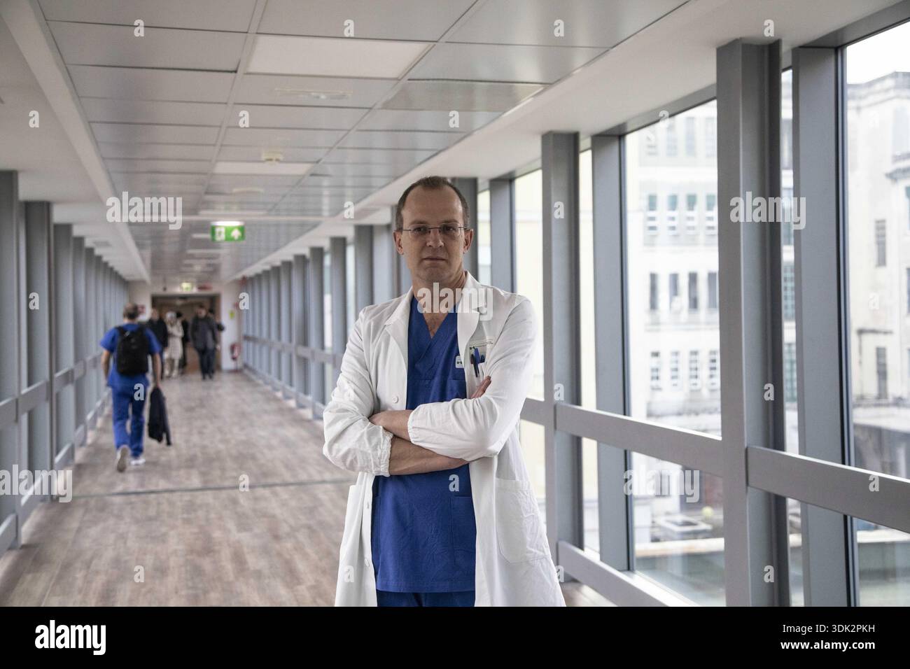 Milan, Niguarda Hospital, Inauguration and ribbon-cutting ceremony of ...