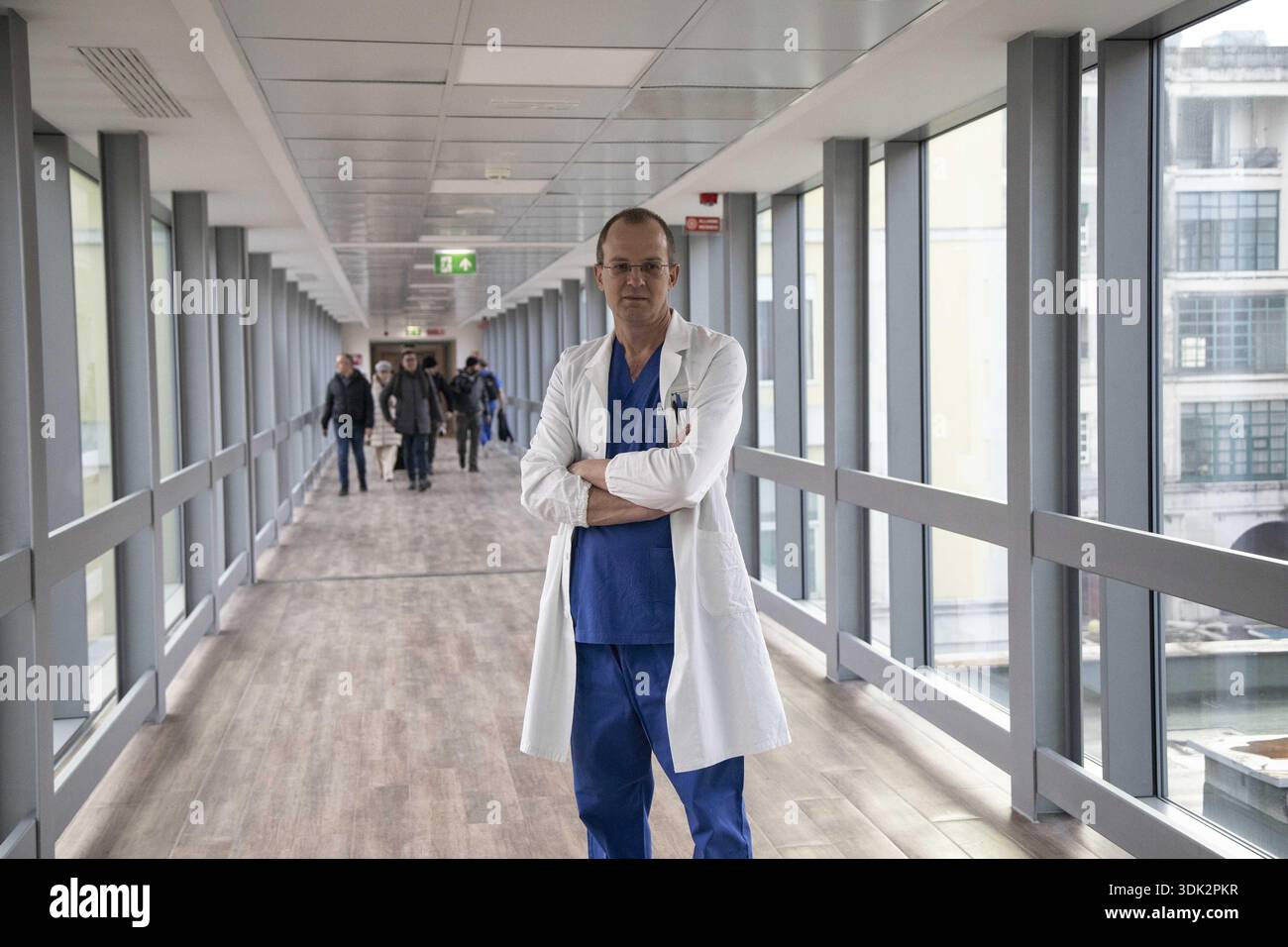 Milan, Niguarda Hospital, Inauguration and ribbon-cutting ceremony of ...