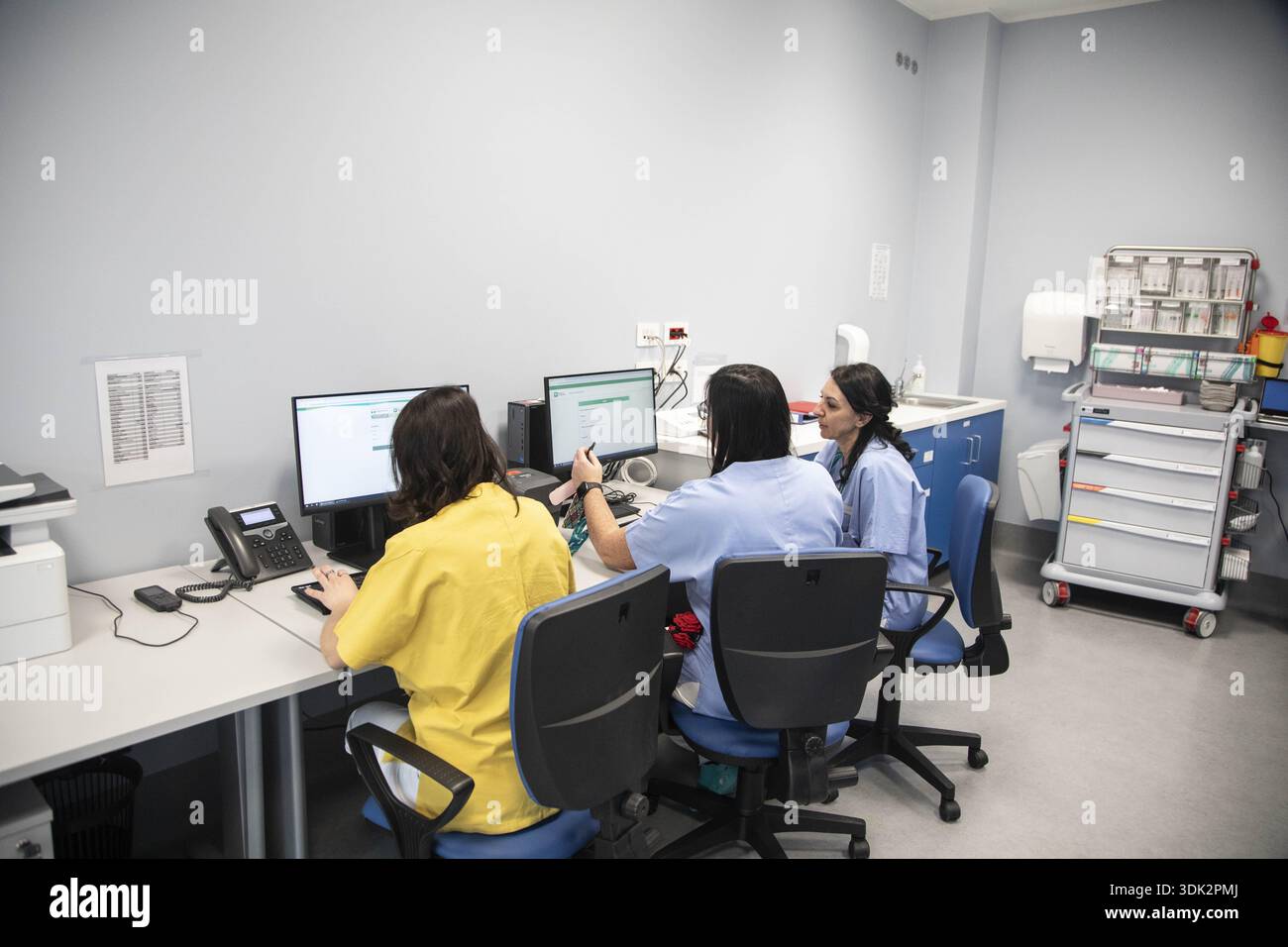 Milan, Niguarda Hospital, Inauguration and ribbon-cutting ceremony of ...