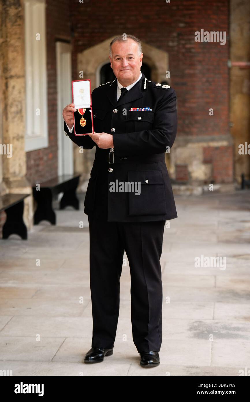 Sir Stephen Watson, Chief Constable, Greater Manchester Police, after ...