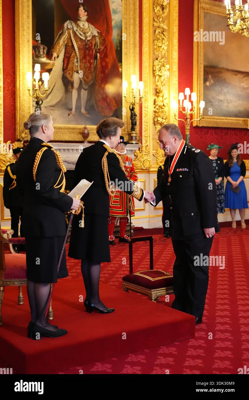 Sir Stephen Watson, Chief Constable, Greater Manchester Police, is made ...