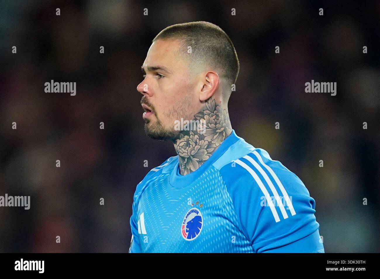 Dominik Kotarski of FC Copenhague during the UEFA Champions League ...