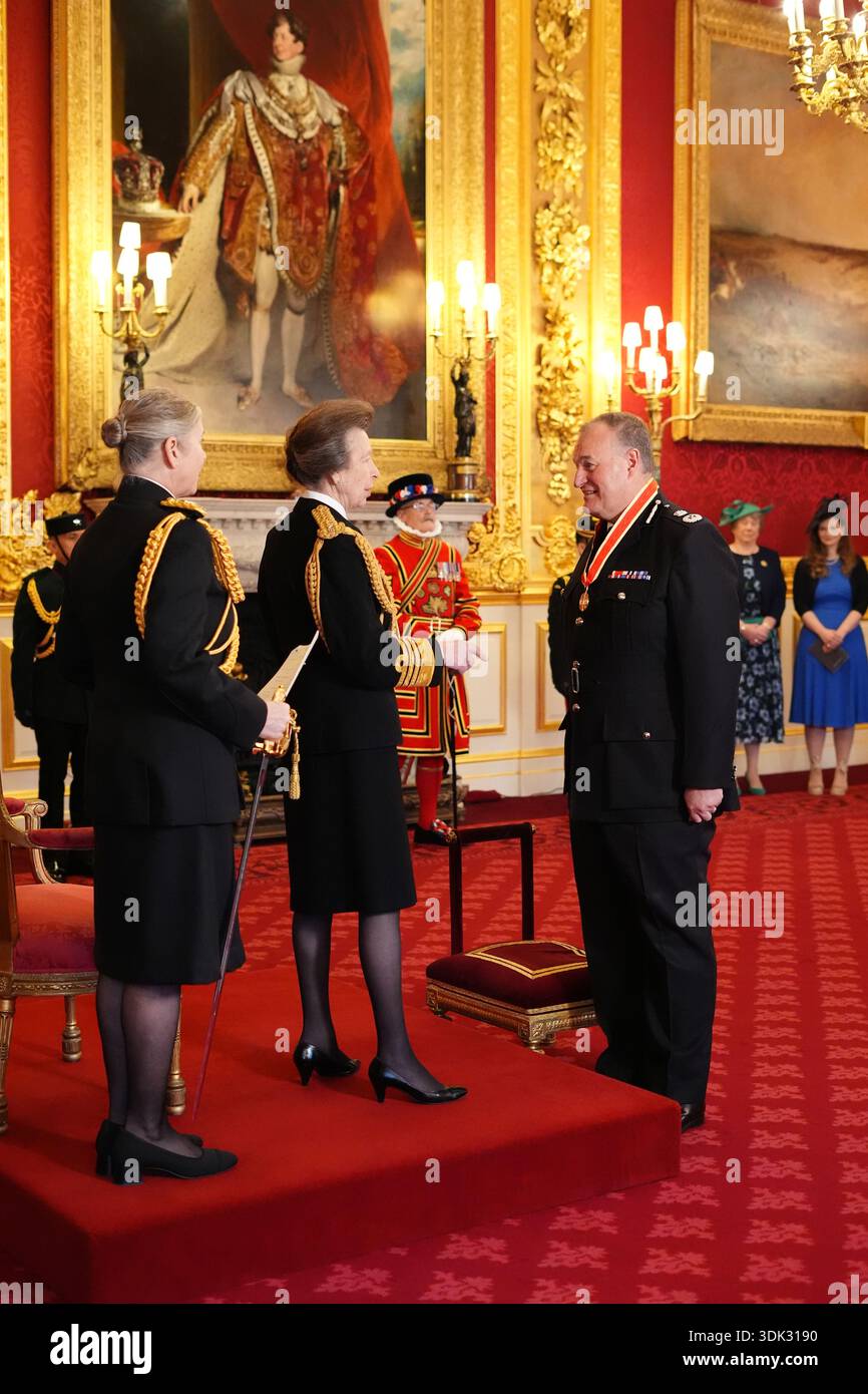 Sir Stephen Watson, Chief Constable, Greater Manchester Police, is made ...