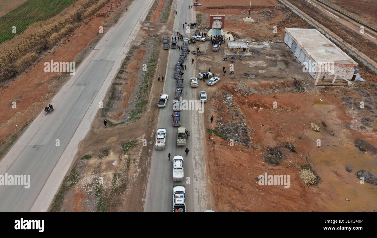 Syria, Ar Raqqah - January 17, 2026: In Raqqa, Syria on January 17 ...