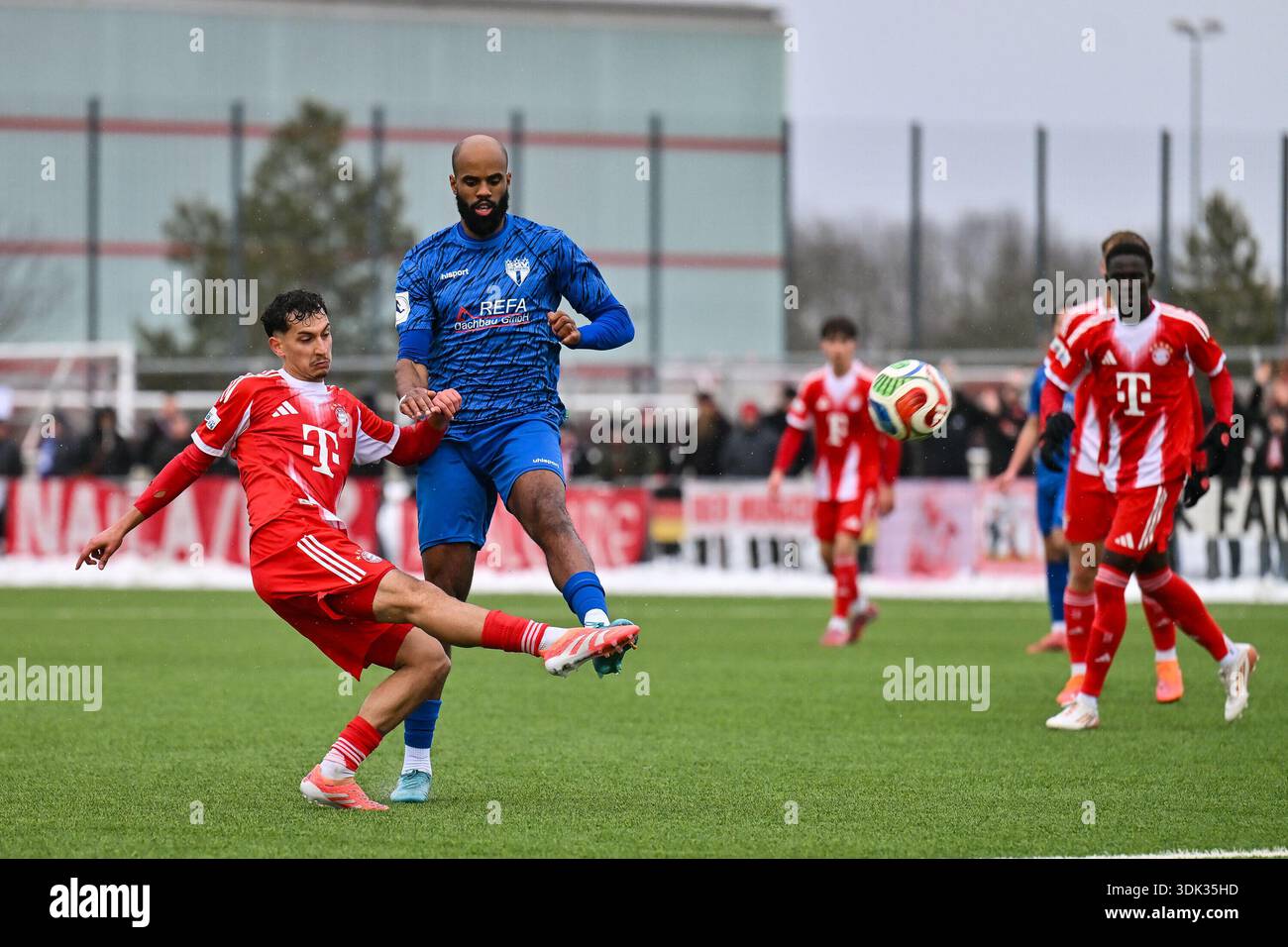 MUNICH, GERMANY - JANUARY 29: in the picture Duel Meghon VALPOORT (SGV ...