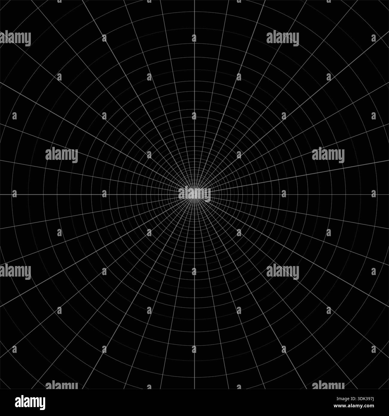 Radial grid concentric circles Stock Vector Images - Alamy