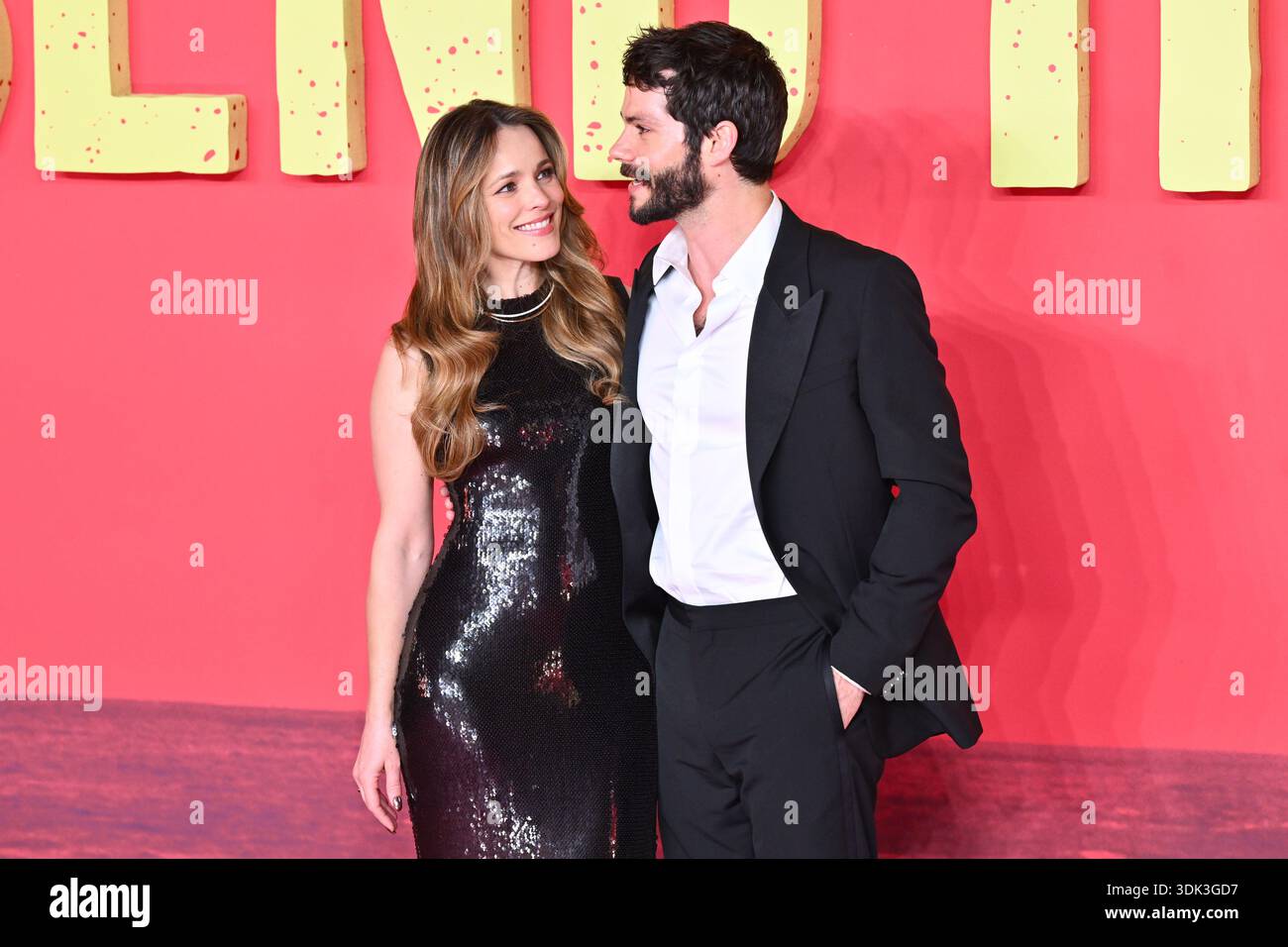 London, UK. 29 January 2026. Rachel McAdams and Dylan O'Brien attending the UK premiere of Send ...
