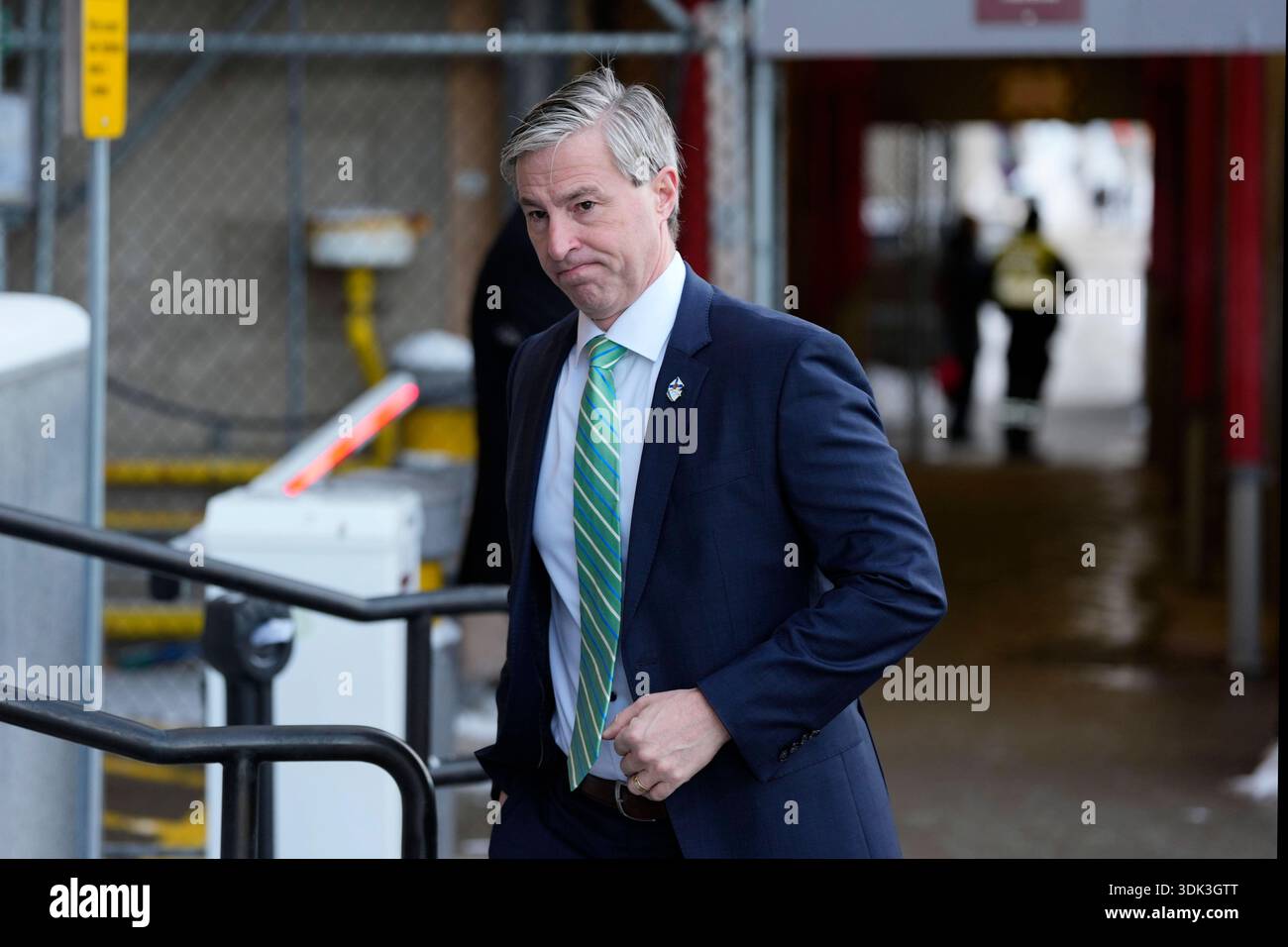 Premier of Nova Scotia Tim Houston arrives for a First Ministers ...