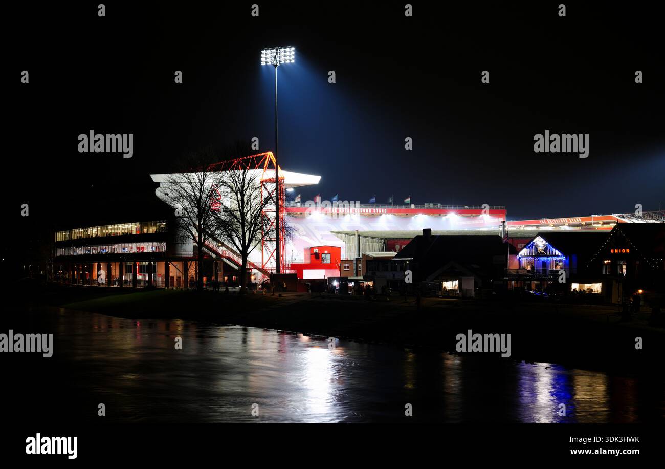 A general view of the City Ground, home of Nottingham Forest. Picture ...