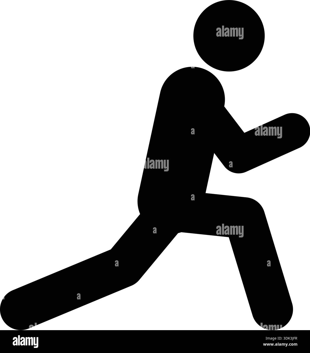 Stretching iconpictogram representing warm up exercise, flexibility ...