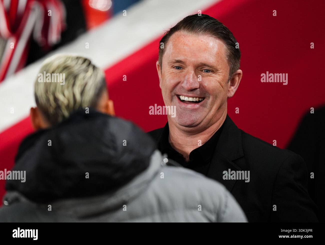 Ferencvaros head coach Robbie Keane ahead of the UEFA Europa League ...