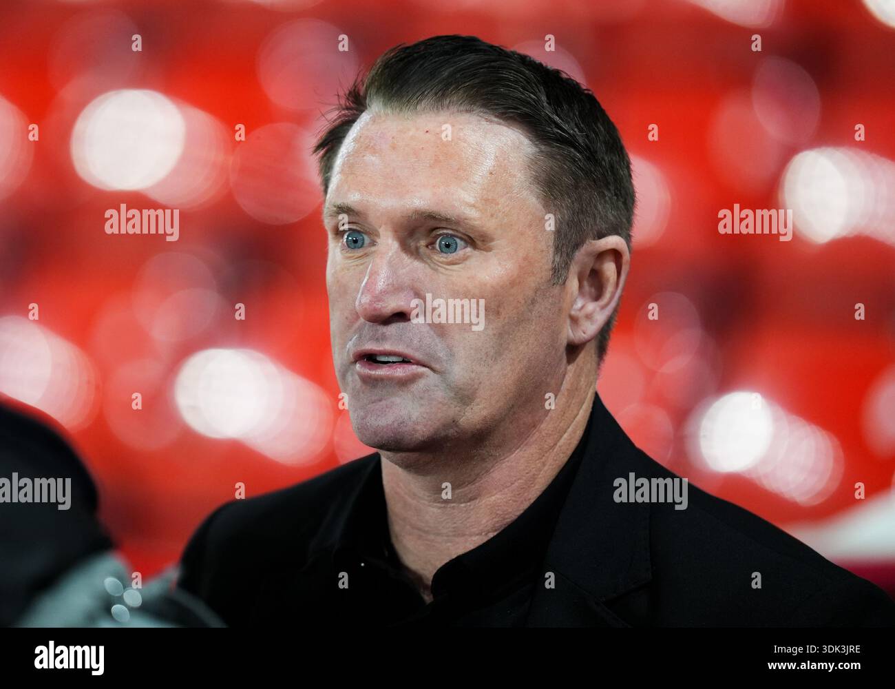 Ferencvaros head coach Robbie Keane ahead of the UEFA Europa League ...