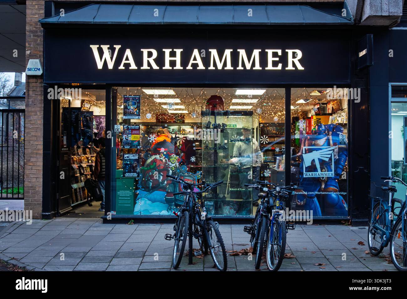 An exterior view of the Warhammer shop on Regent St in Cambridge ...