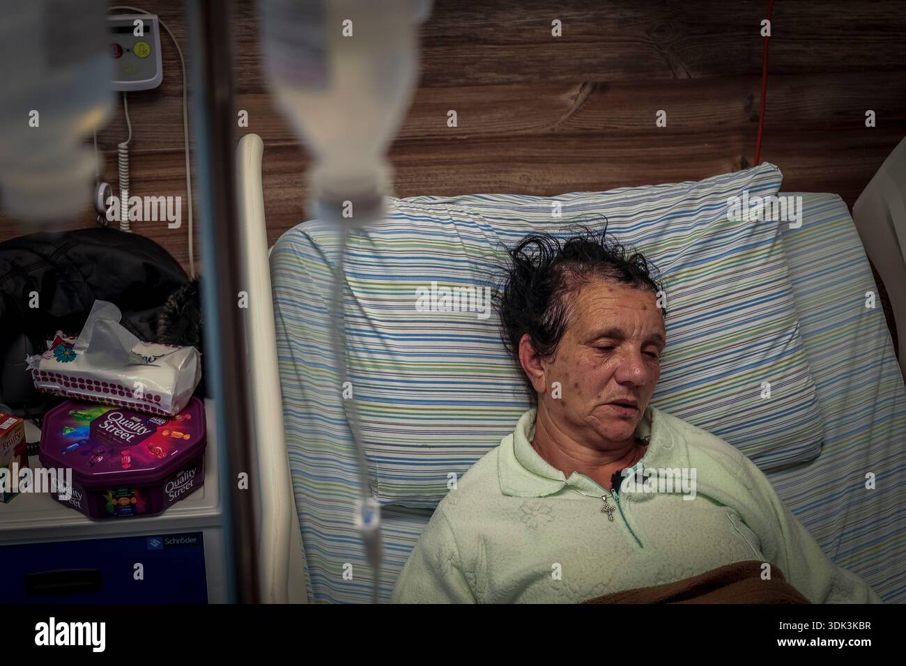 Najat Emil Jadallah lies in a consultative hospital in Ramallah, West ...