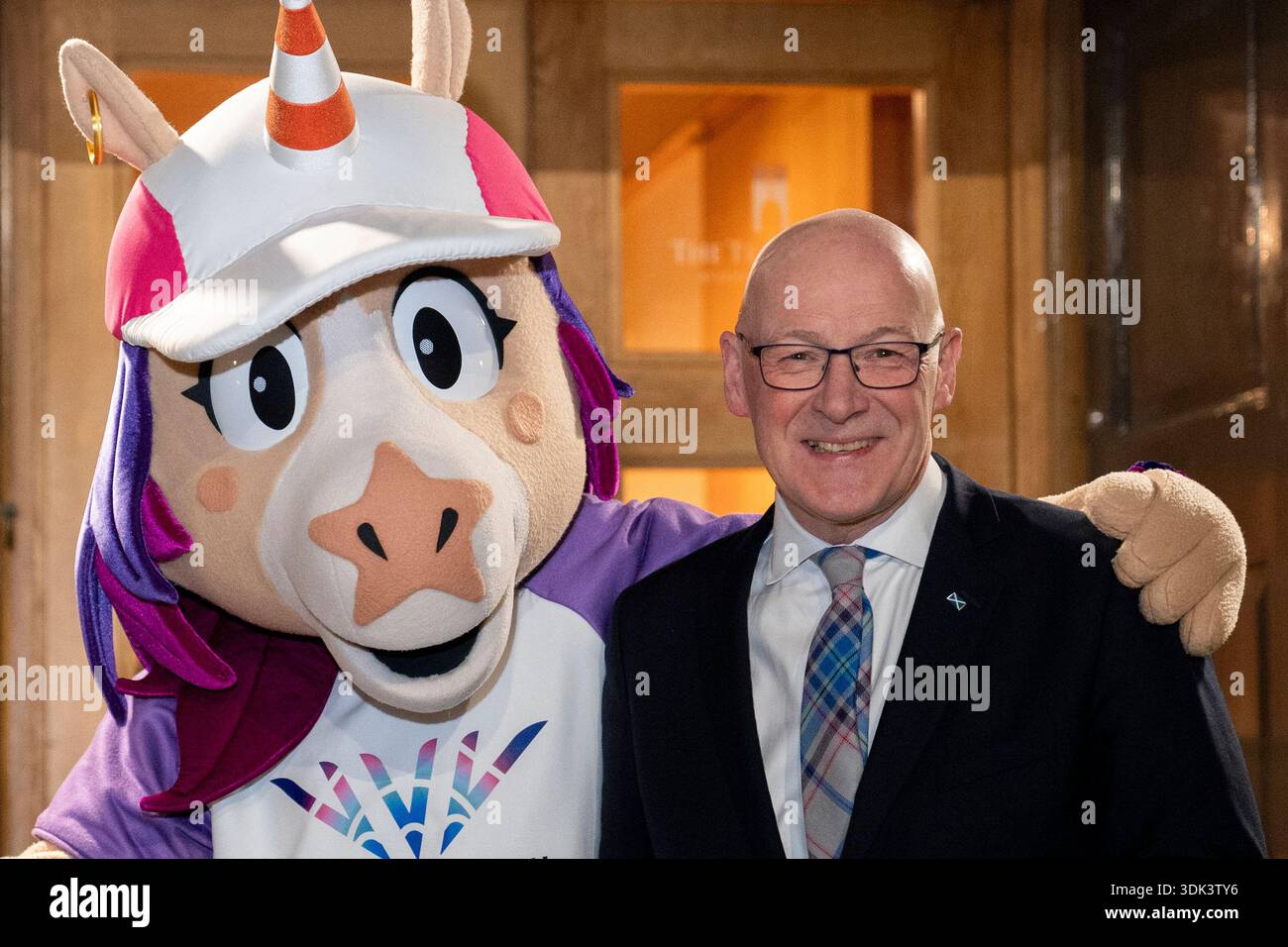 Finnie glasgow 2026 mascot hi-res stock photography and images - Alamy