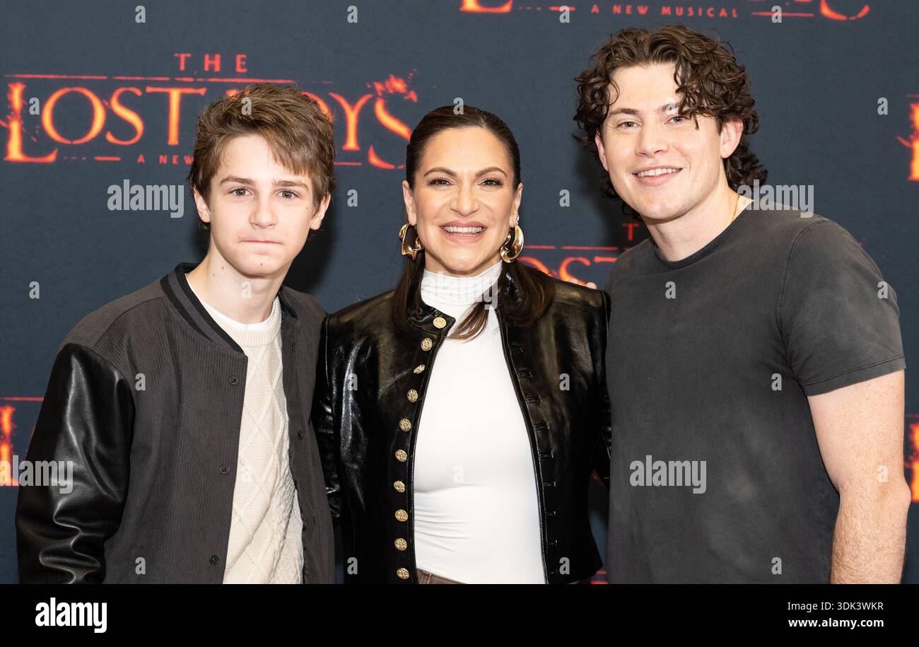 Benjamin Pajak, Shoshana Bean and L.J. Benet of Broadway musical 'The ...