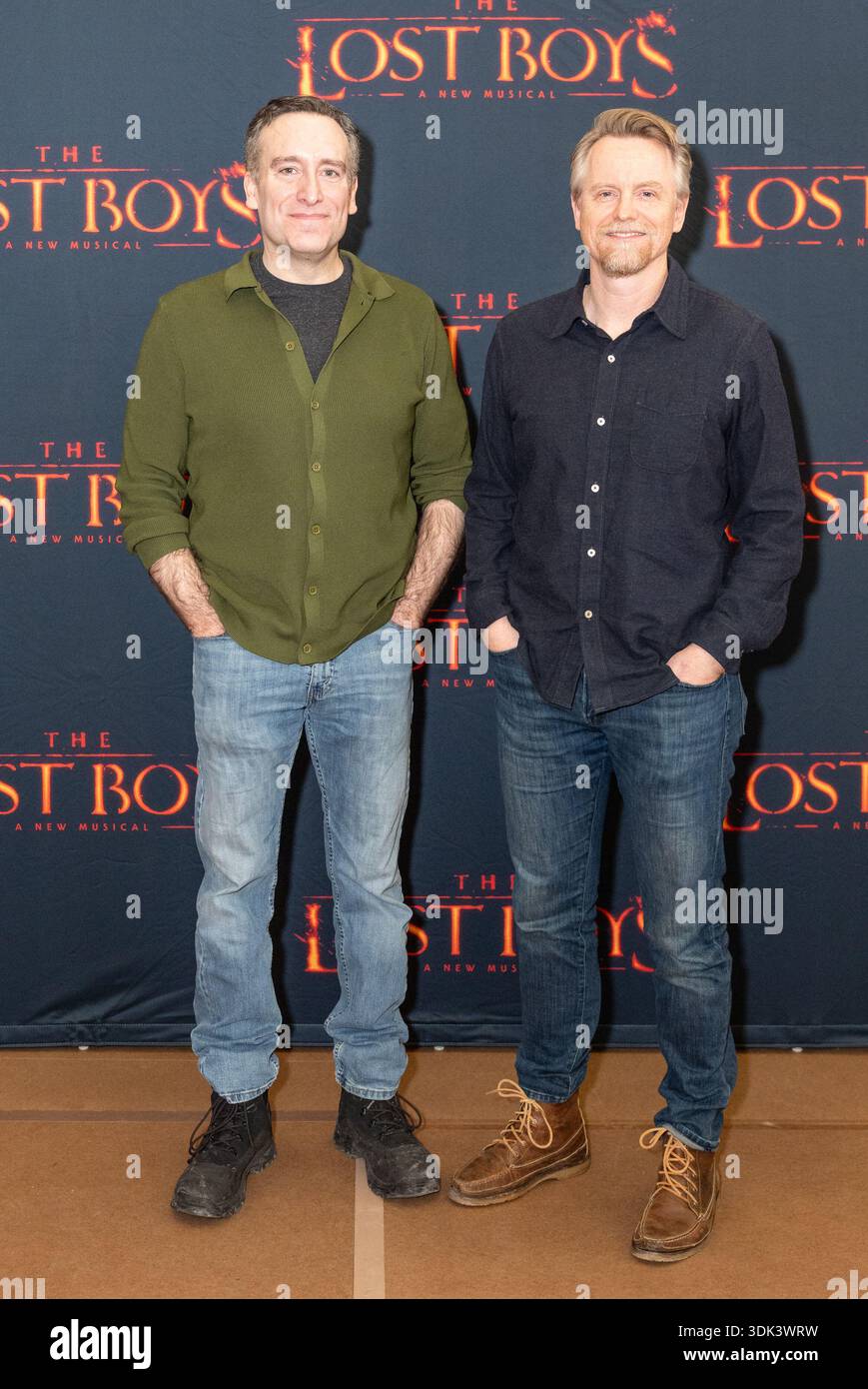 Chris Hoch and David Hornsby of Broadway musical 'The Lost Boys' attend ...