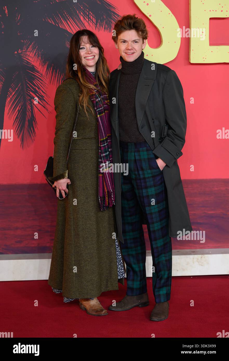 London, UK. January 29th, 2026. Talulah Riley and Thomas Brodie ...