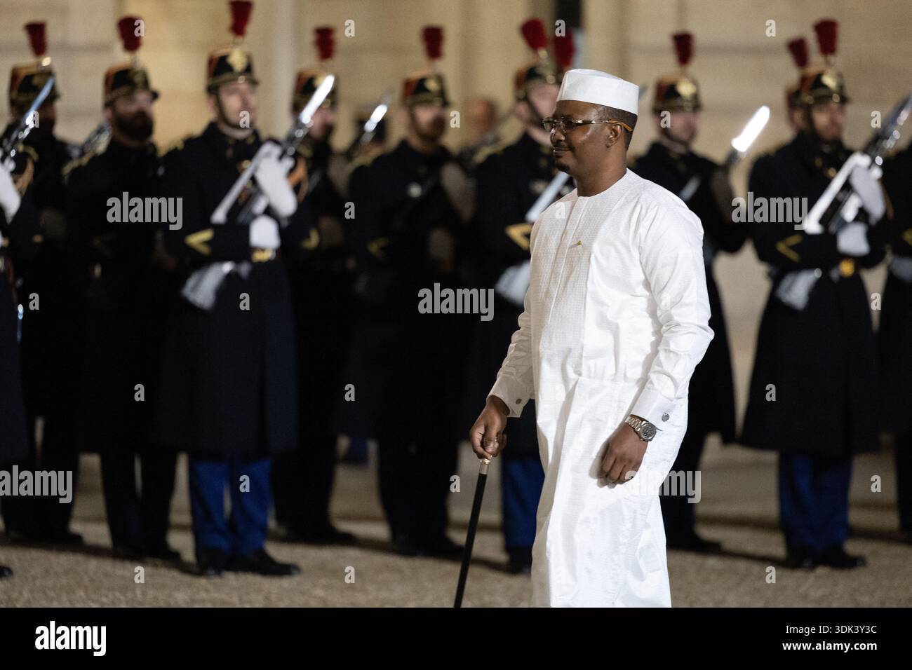Chad President Mahamat Idriss Deby Itno arrives ahead for a meeting at ...