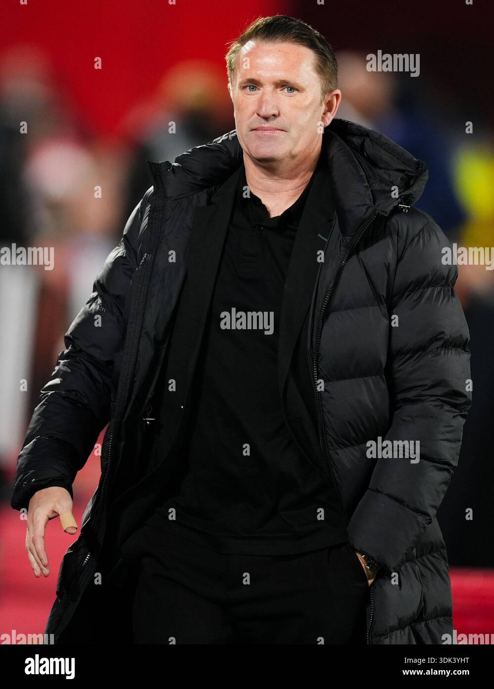 Ferencvaros head coach Robbie Keane ahead of the UEFA Europa League ...