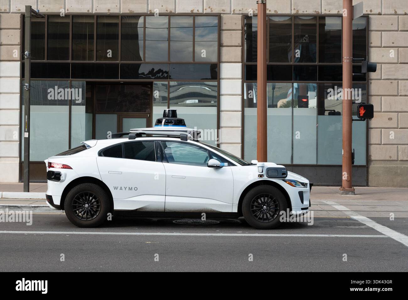 Waymo cab marked at side of road hi-res stock photography and images ...