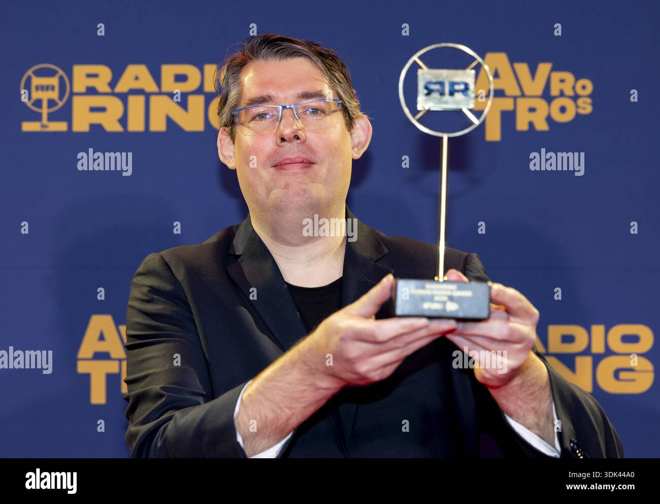 HILVERSUM – Dion Posdijk (KINK) with the Gerwin Visser Award during the ...