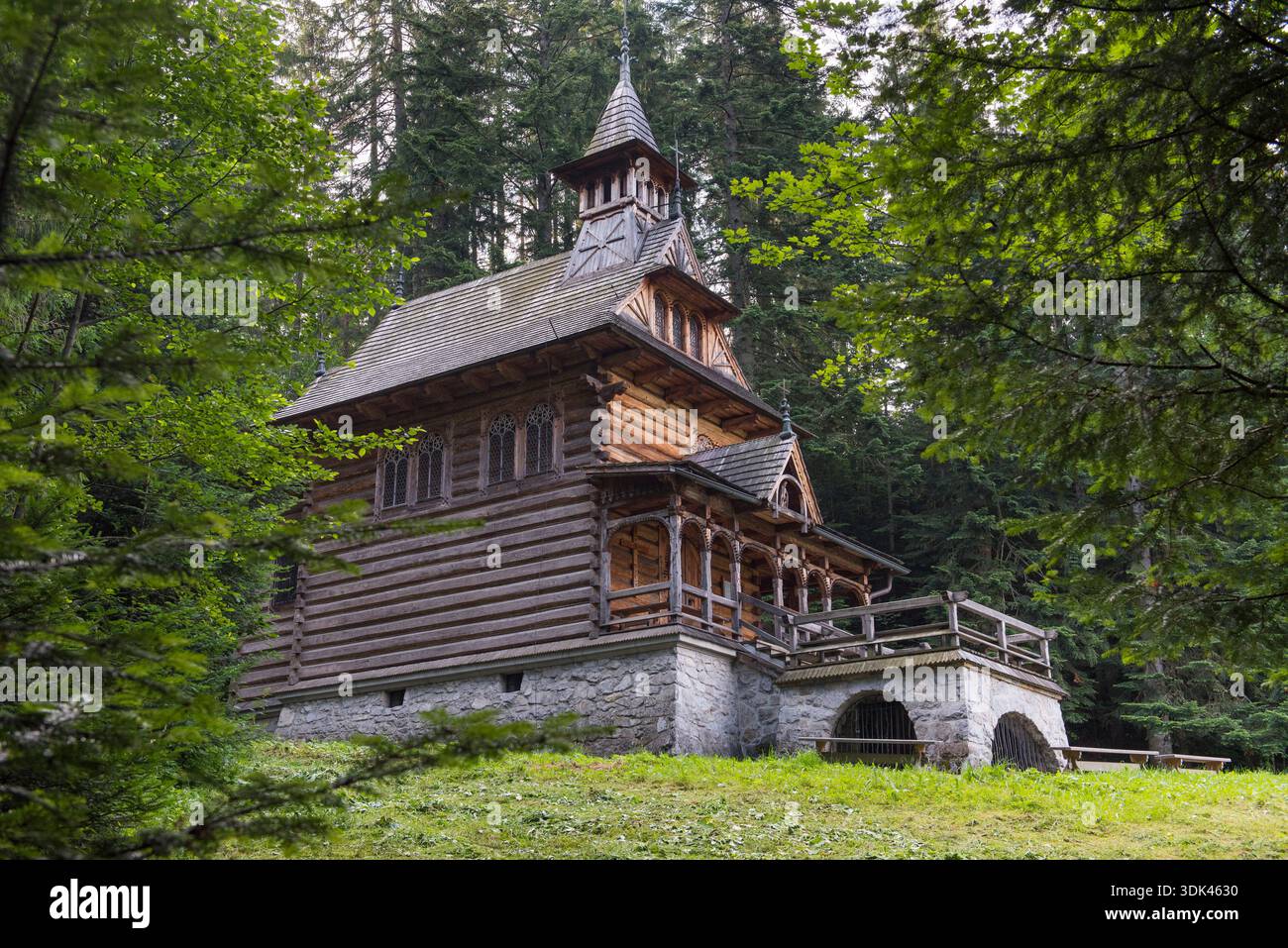 Chapel of the Sacred Heart of Jesus in Jaszczurowka district, Zakopane ...