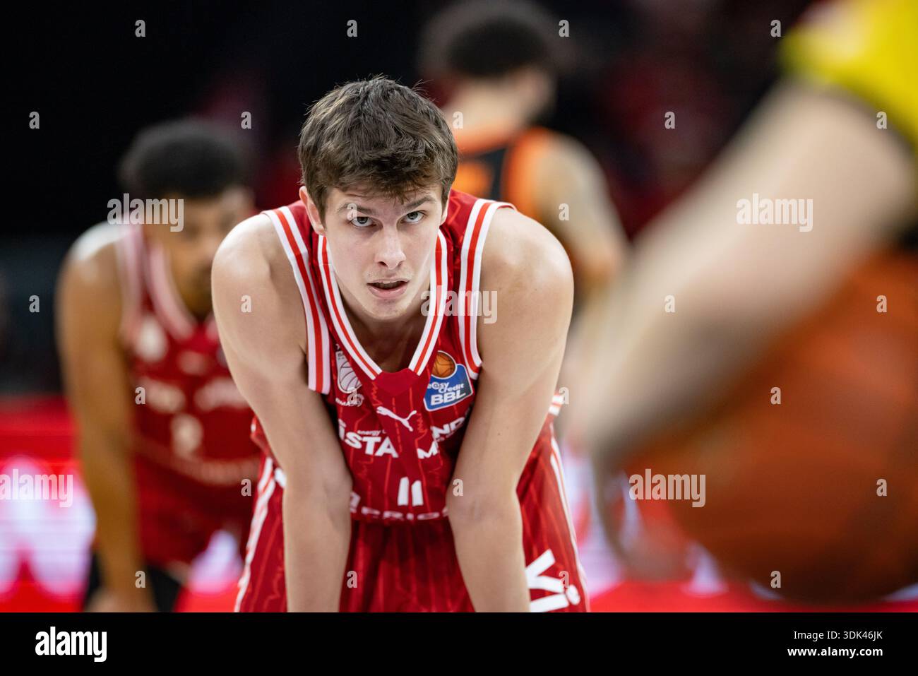 28 January 2026, Bavaria, Bamberg: Basketball, Bundesliga, Season 2025 ...