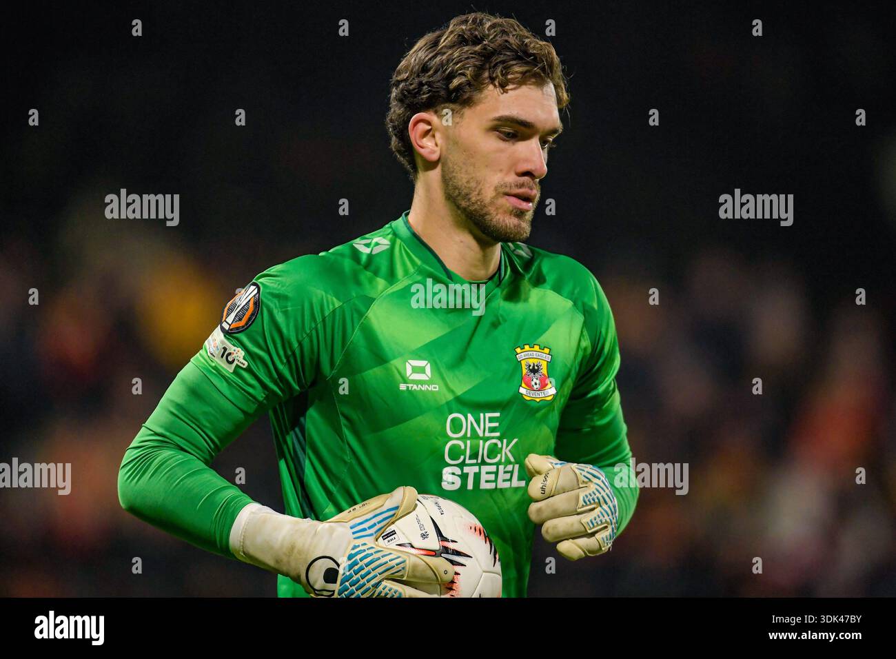DEVENTER, NETHERLANDS - JANUARY 29: Jari De Busser keeper of Go Ahead ...