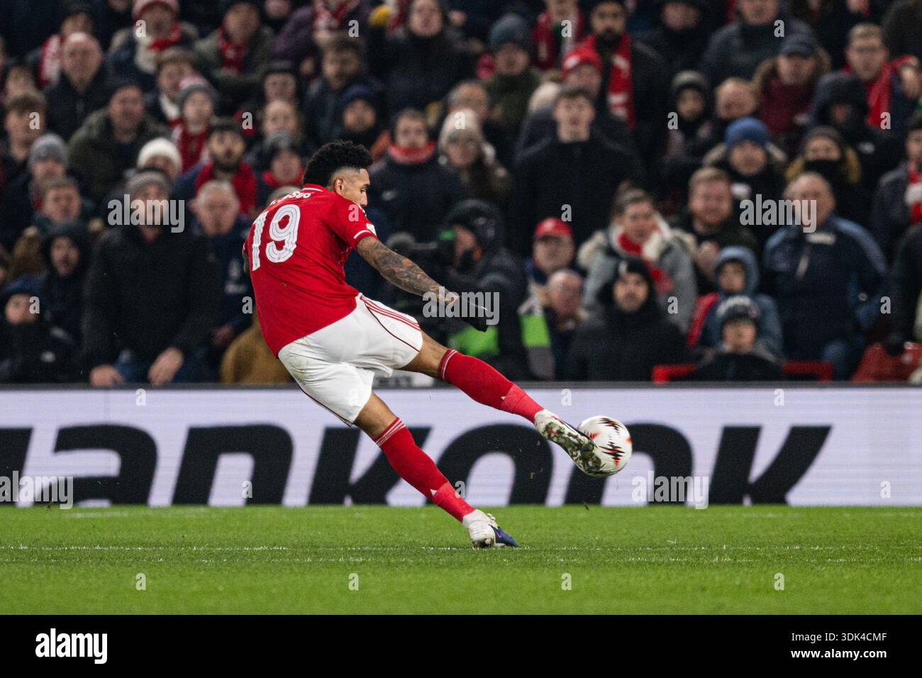 The City Ground, Nottingham, UK. 29th Jan, 2026. UEFA Europa League ...