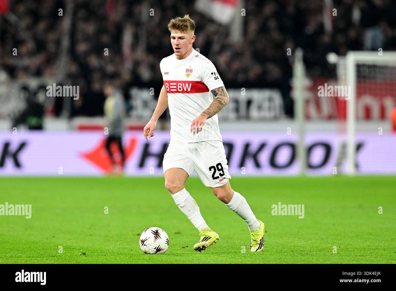 29 January 2026, Baden-Württemberg, Stuttgart: Soccer, Europa League ...