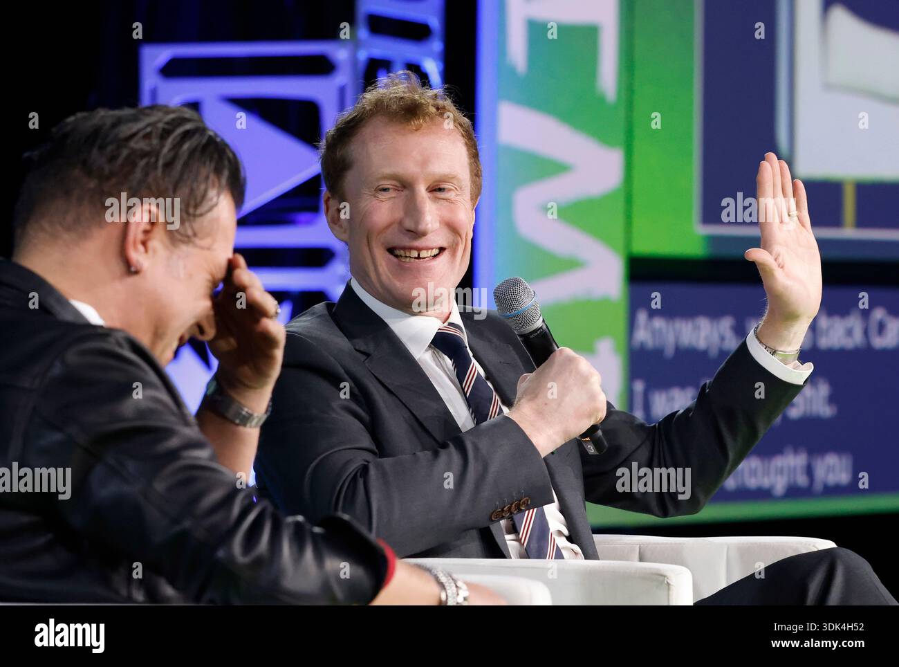 George Stroumboulopoulos, left, speaks with Canadian Identity and ...