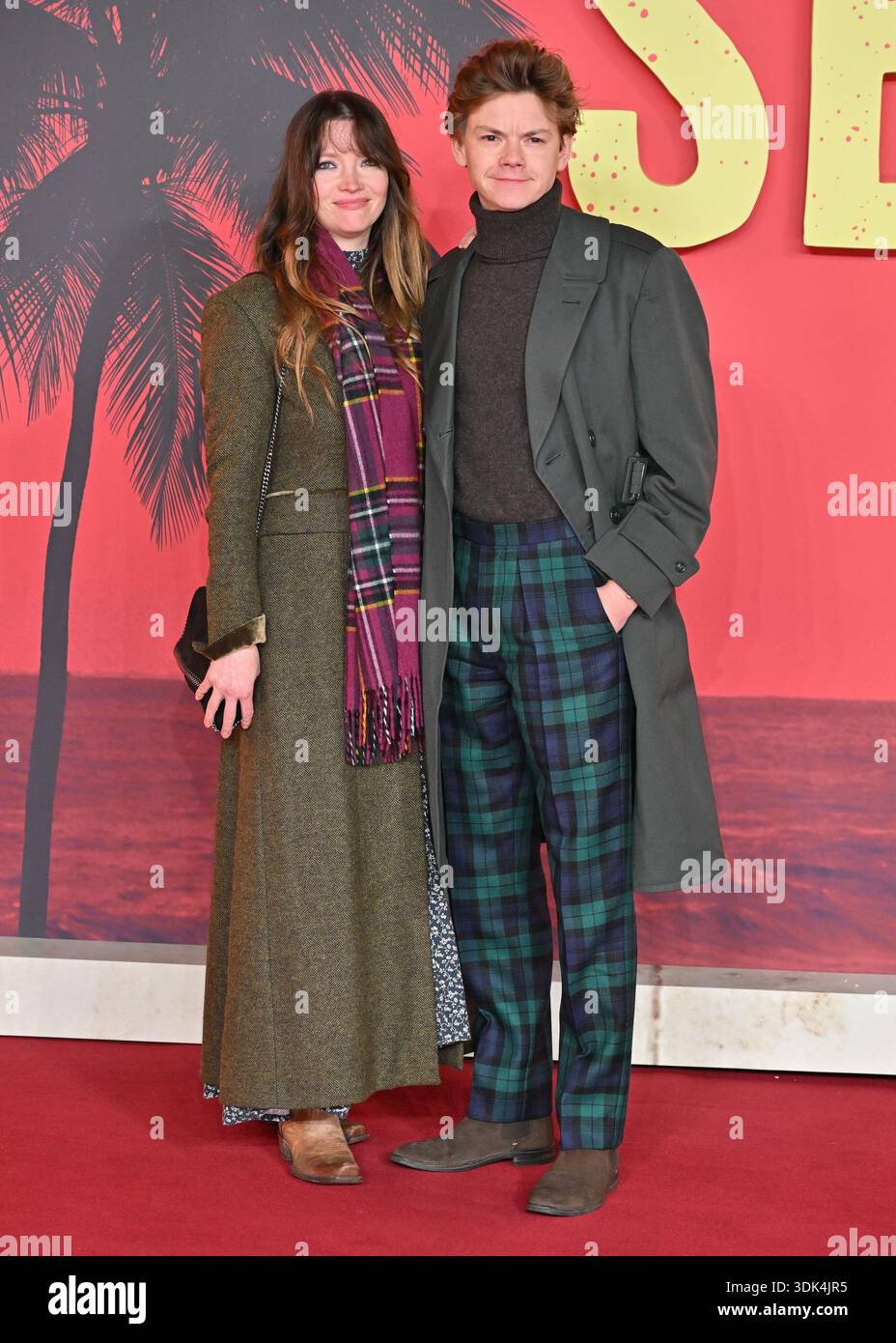 Talulah Riley and Thomas Brodie-Sangster attends "Send Help" UK ...