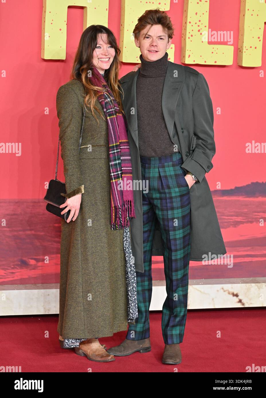 Talulah Riley and Thomas Brodie-Sangster attends "Send Help" UK ...