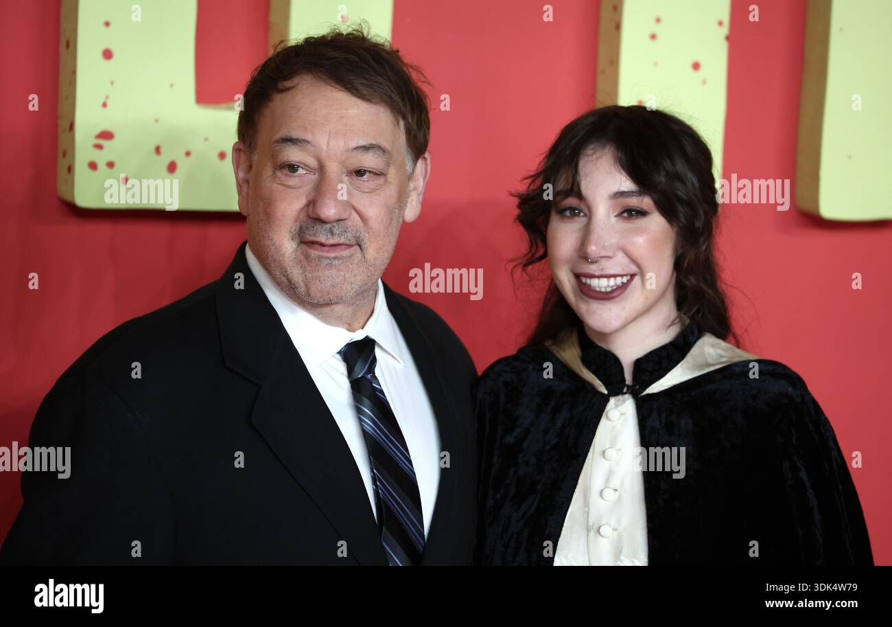 London, UK. 29th Jan, 2026. Sam Raimi and daughter Emma Raimi attend ...