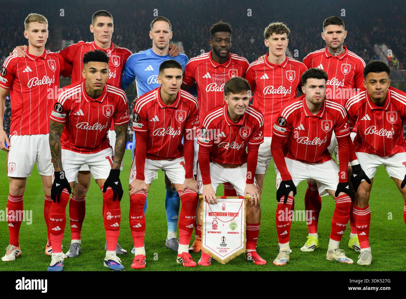 Forest team ahead of the UEFA Europa League match between Nottingham ...