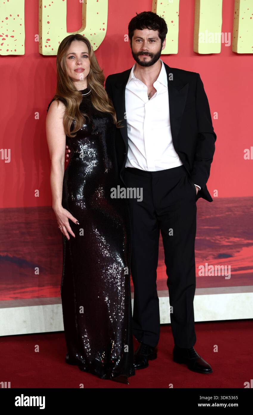 Rachel McAdams and Dylan O'Brien attend the Send Help UK premiere at ...