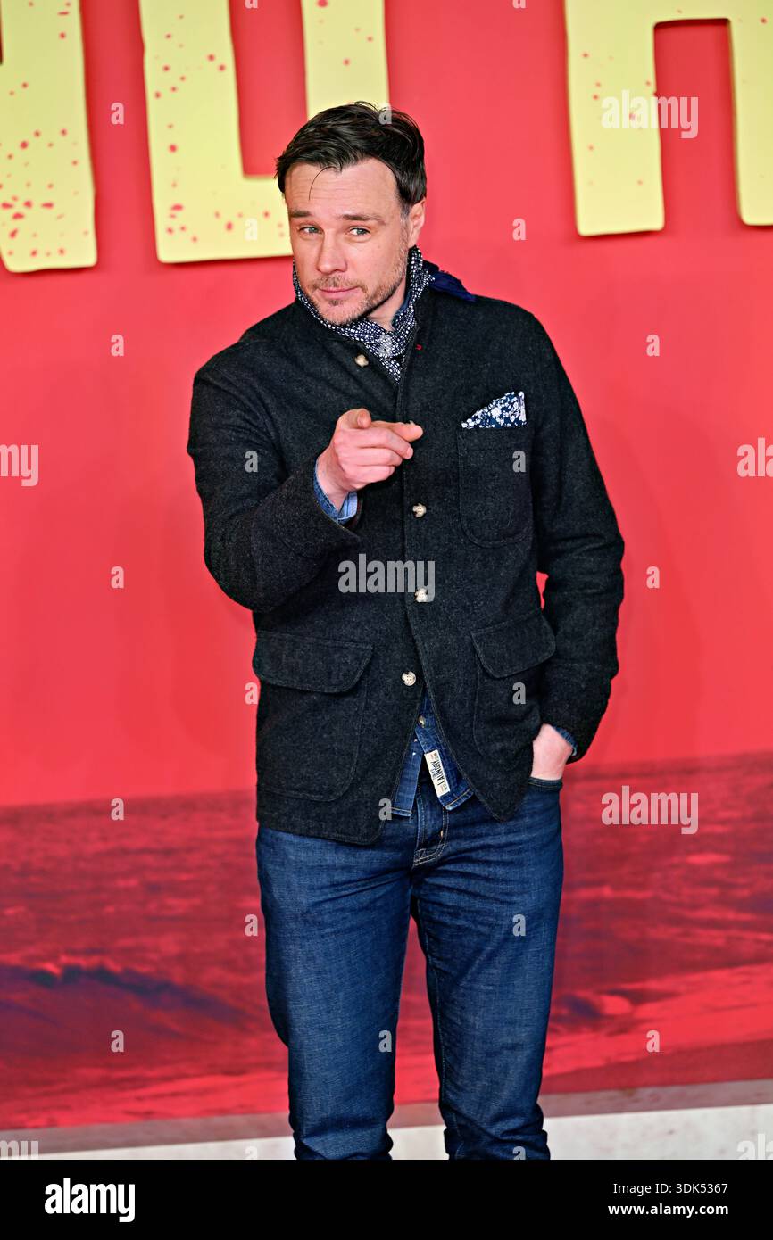 London, England, 29th January 2026: Rupert Evans at the UK Premiere of ...