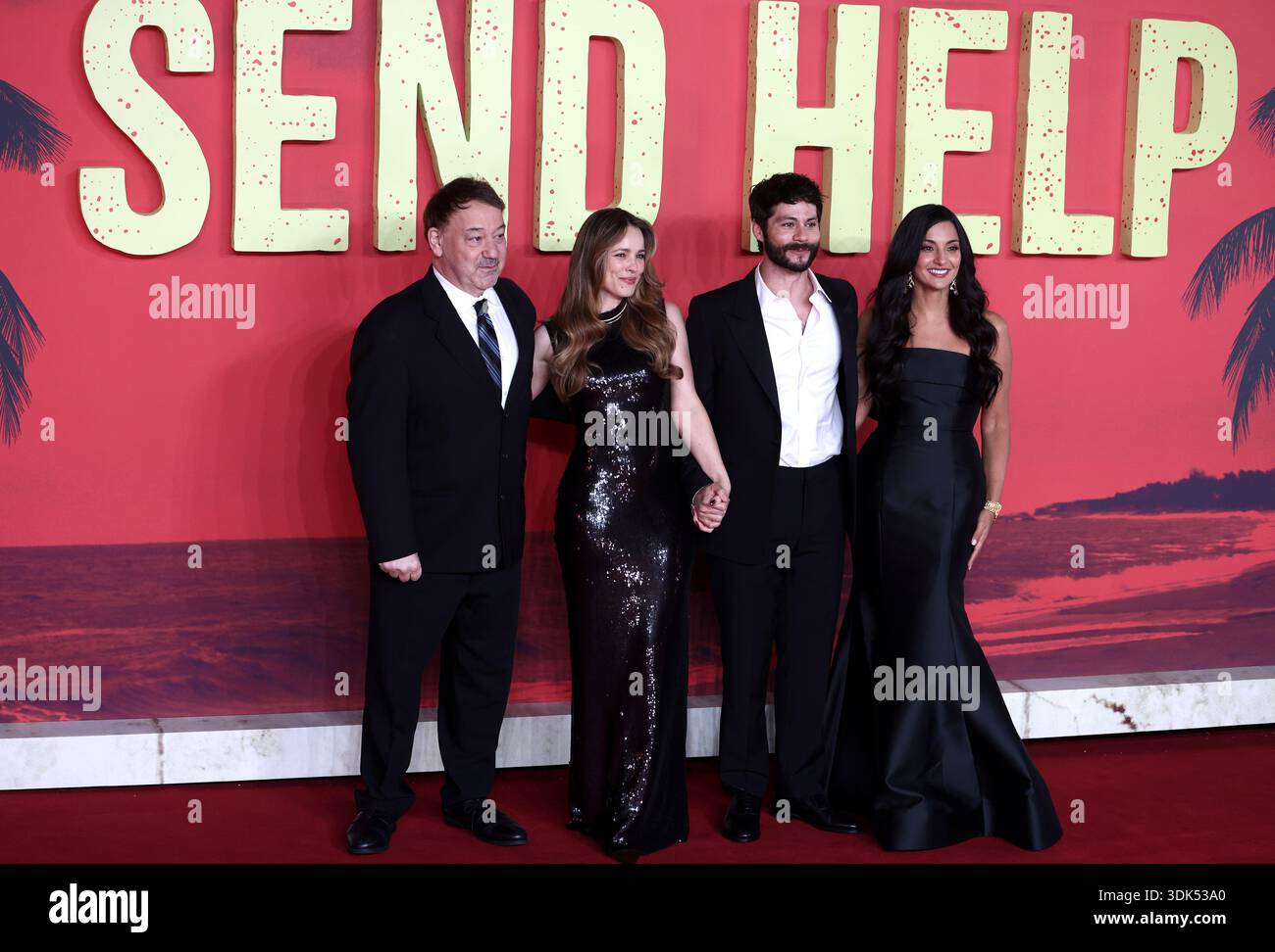 Rachel McAdams and Dylan O'Brien attend the Send Help UK premiere at ...