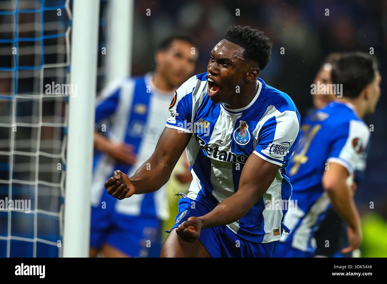 Dragon Stadium, Oporto, Portugal. 29 January, 2026. Pictured left to ...