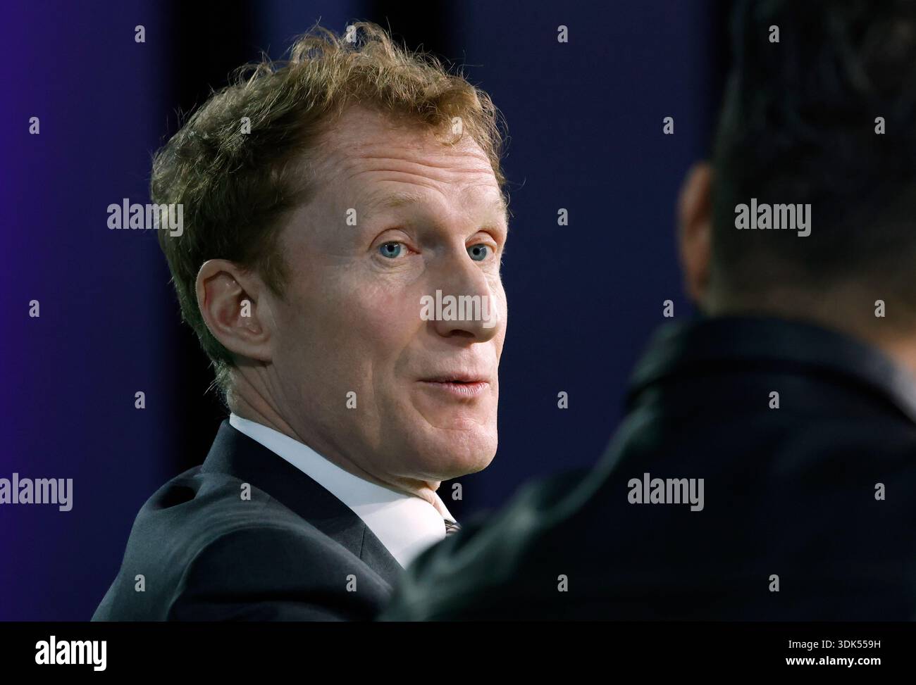 Minister Marc Miller speaks at the Prime Time screen and media industry ...