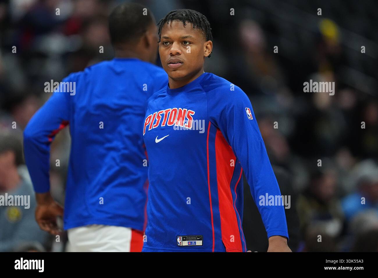 Detroit Pistons guard Marcus Sasser (25) in the first half of an NBA ...